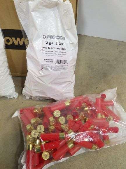 12-Gauge Shotgun Items, Includes: One Bag of (101) Primed Shells, Five ...