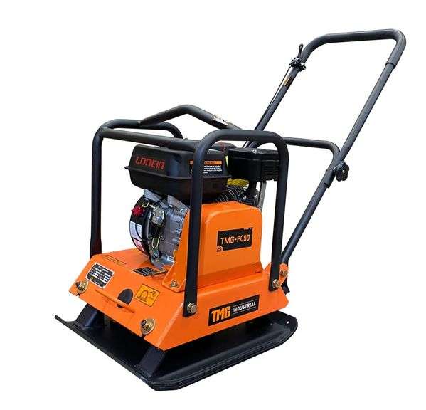 Heavy Duty Plate Compactor, 6.5 HP, Loncin G200F Engine - Albrecht ...