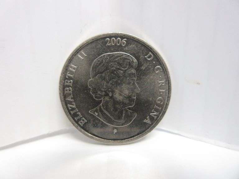 2006 Canadian pink ribbon colorized quarter - Albrecht Auction Service