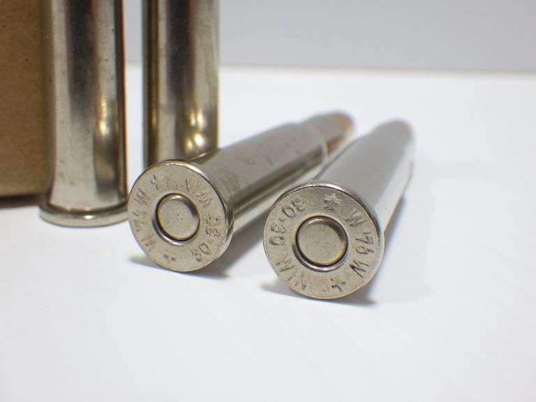 (20) Rounds of Winchester Bicentennial .30-30 cal. ammo - Albrecht ...