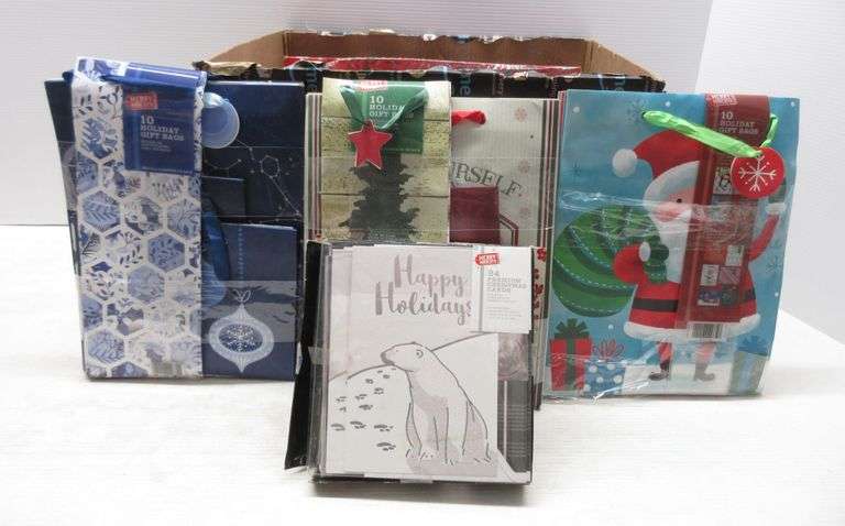 Christmas gift items, includes: (9) 10-pack bags, (2) 5-pack bags, (10 ...