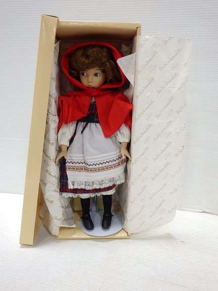 Little Red Robin Hood doll, box- 16"H - Albrecht Auction Service