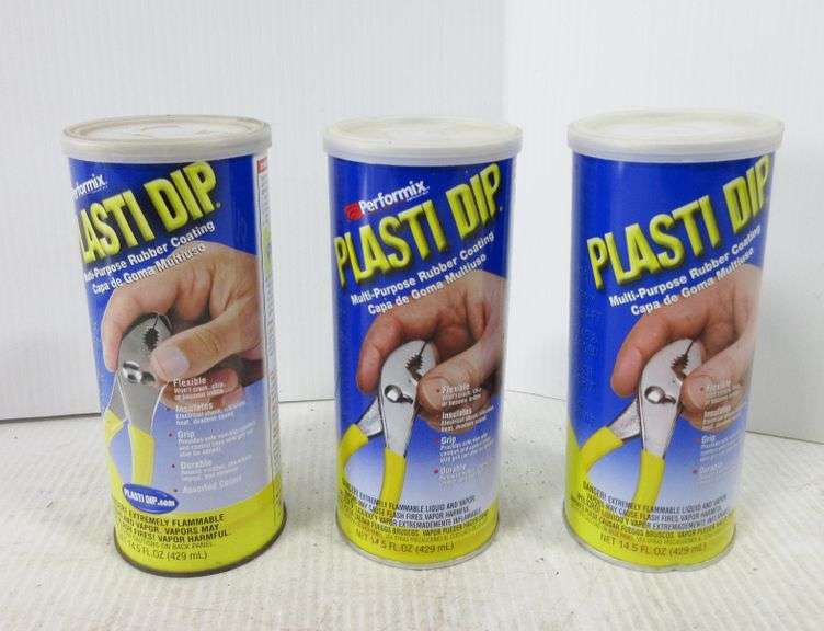 (3) Cans of Performix plasti dip, new - Albrecht Auction Service