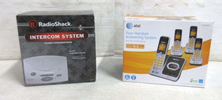 AT&T 4-handset answering machine system with caller ID and call waiting ...