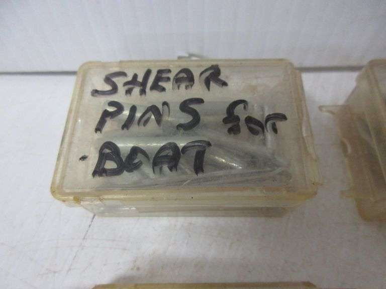 Over (50) Various size boat motor shear pins and keys - Albrecht ...
