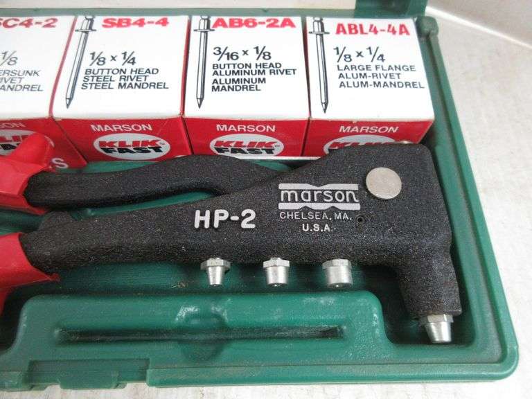 Marson Hp-2 Rivet Gun Manual