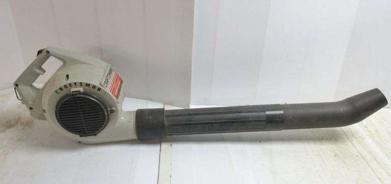 Craftsman electric blower, 2-speed, works well - Albrecht Auction Service