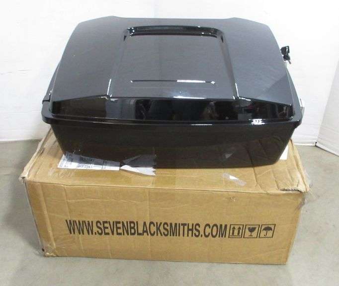 Chopper tour pack trunk, fits 1997-2008 Harley Davidson Touring ...