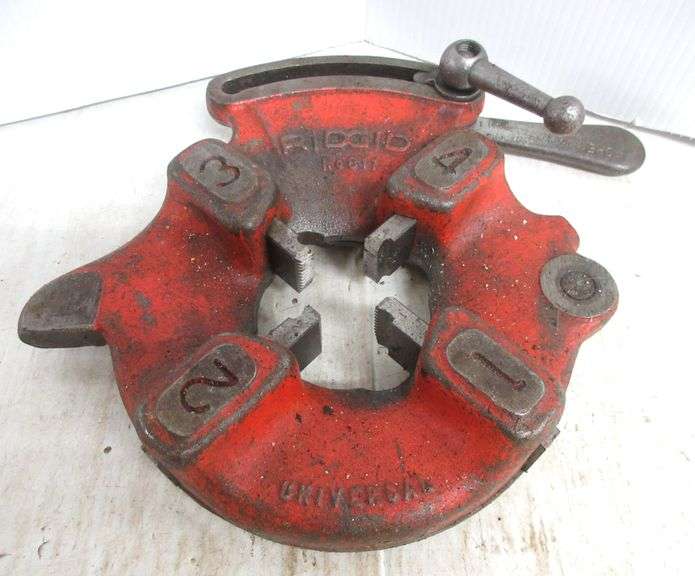 Ridgid universal die head, quick closing/opening with new dies ...