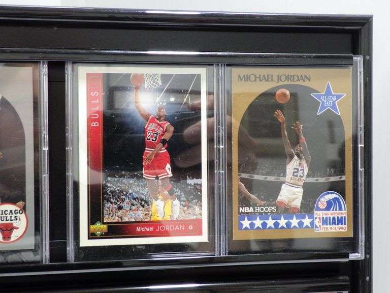 Michael Jordan display rack containing (20) Mint original Michael ...