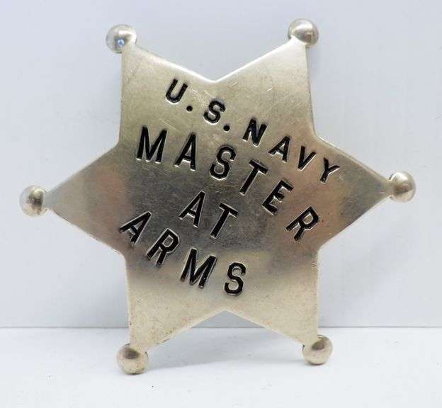 US Navy Master at Arms badge - Albrecht Auction Service