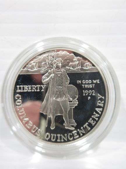 1992-P US Mint Columbus Quincentennial 3-Coin gold proof set, includes ...
