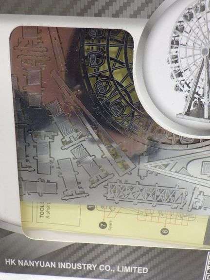 3D Metal Works model Ferris Wheel, 1:350; 3D Metal Works model Titanic ...