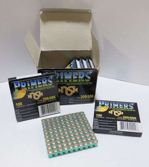 (500) Nobel Sport (NSI) type 209/686 shotshell primers - Albrecht ...