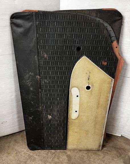 (12) Pieces of 1957 Chevrolet Rocker Panel Moldings; (6) Interior Door ...