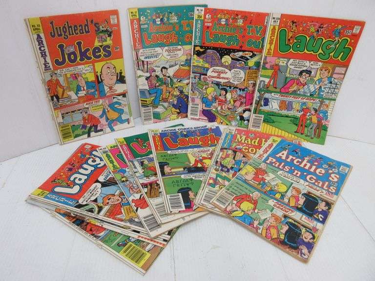 (14) Older Archie comics, fair to poor condition - Albrecht Auction Service