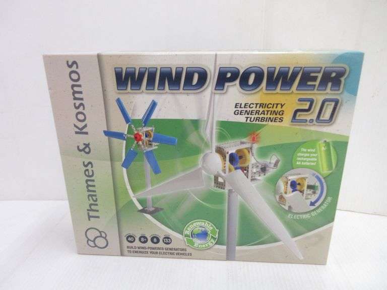 Thames & Kosmos 2.0 windmill kit, electricity generating turbines, NIB, never opened - Albrecht ...