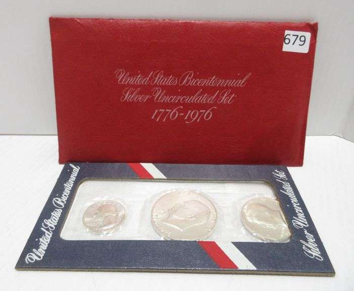 1776-1976-S Bicentennial 3-coin set - Albrecht Auction Service
