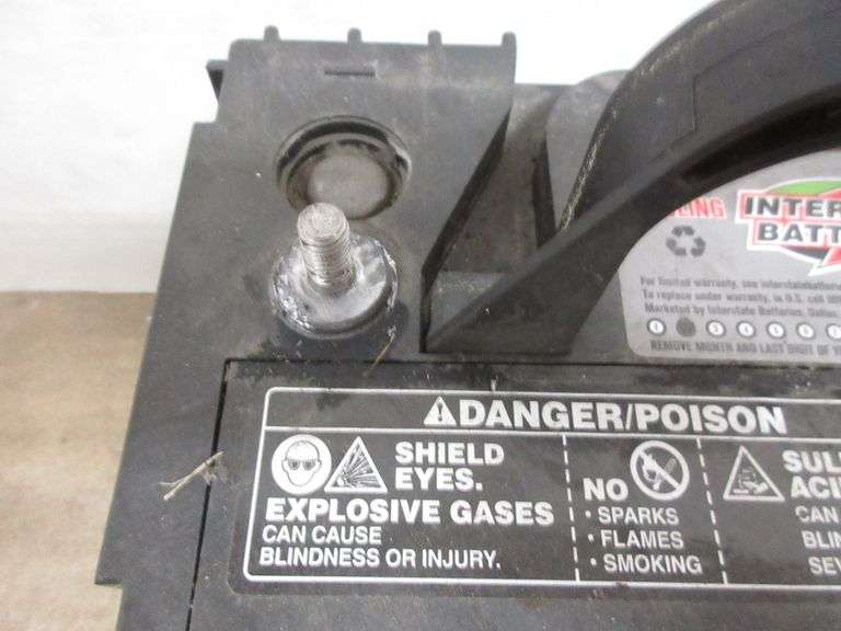 Interstate GP 31 950 cca top post battery, tested and is good, used ...