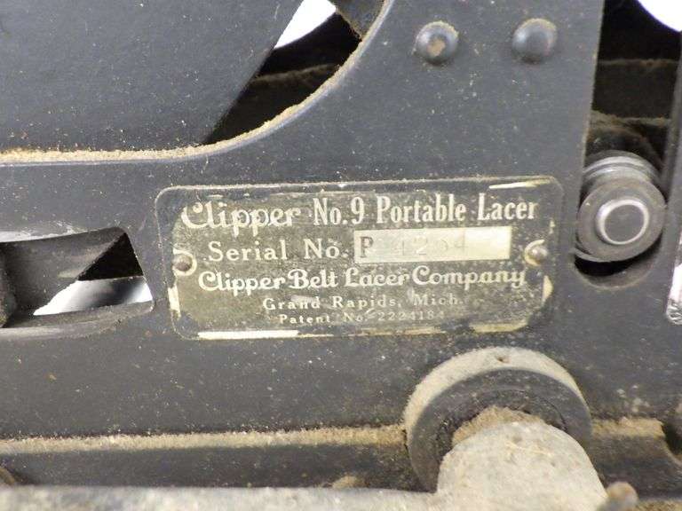 1900's Leather belt crimper/clipper/lacer from Clipper Belt Lacer ...