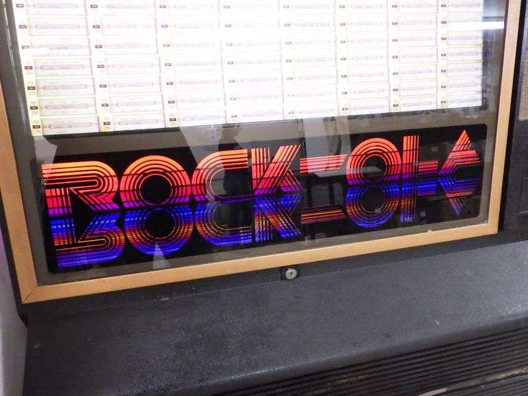 Rock-Ola 484 Jukebox with keys, 40"W x 25"D x 55"H - Albrecht Auction ...