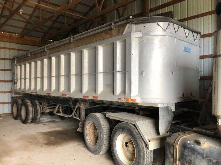 Montone 28' Dump Trailer, Rollover Tarp, Grain Door, Air Tailgate, New ...