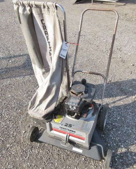 Craftsman vacuum/shredder/bagger/blower, 3.5 HP Briggs & Stratton, 25 ...