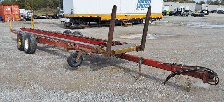 Farm Hand Round Bale Mover, Self Loader - Albrecht Auction Service