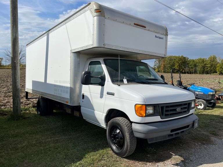 2007 Ford E-450 Box Truck, Diesel Engine, (58,000 Miles), 18' Box ...
