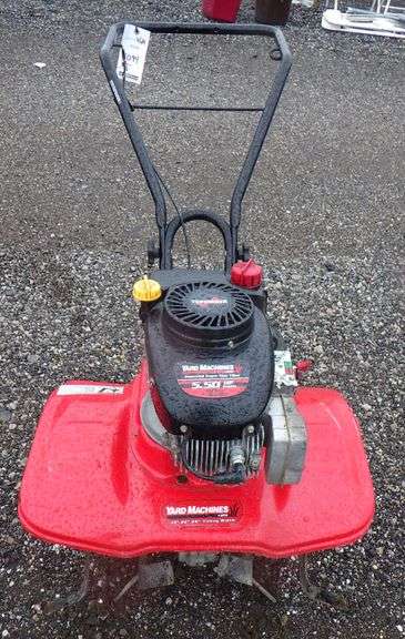 Yard Machines MTD gas powered 13"/22"/24" rototiller with 5.50 HP 135cc ...