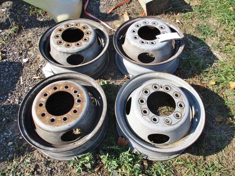 (4) 10-Lug rims - Albrecht Auction Service