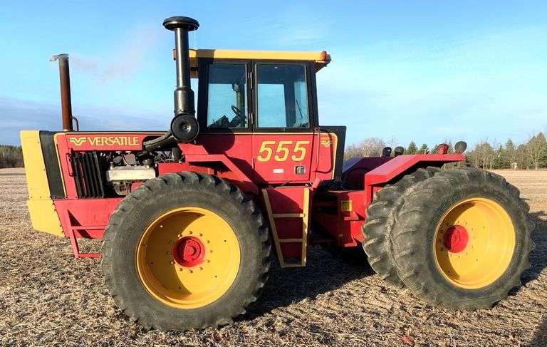 Versatile 555 Tractor, Cummins 9.1L Diesel, 4-Remotes, PTO, 3-Point ...