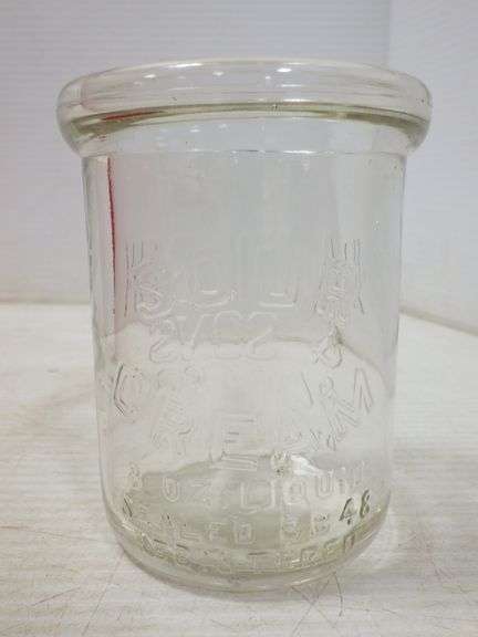 (6) Antique Detroit Michigan 3¢ Dairy wide-mouth milk/sour cream/liquid ...