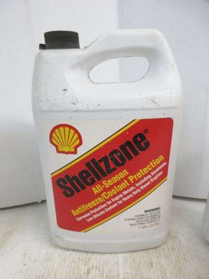 (3) One gallon jugs of Shellzone all season antifreeze/coolant ...