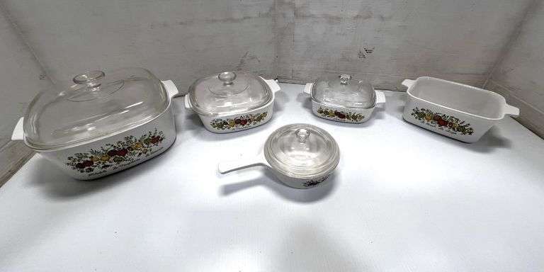 Corningware Spice of Life Pattern, includes: 5-quart casserole with lid ...