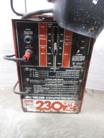 Montgomery Ward power kraft 230 amp arc welder, 220V, 22"H, works well ...