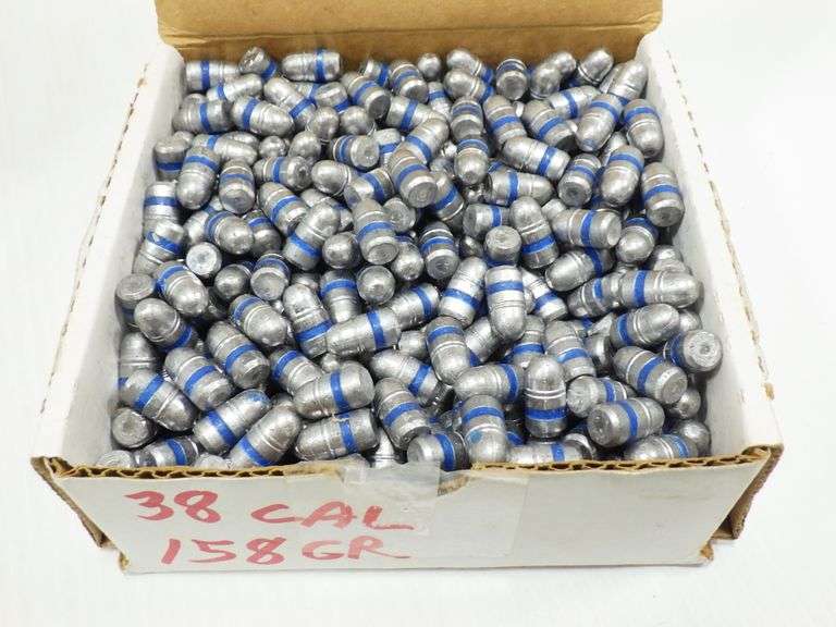 (500) Rounds of Vance bullets, 38-Caliber, 158-Grain, new - Albrecht ...
