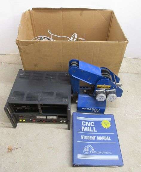 Lab-Volt Armdroid 1000 CNC robotic arm, power supply and controller ...