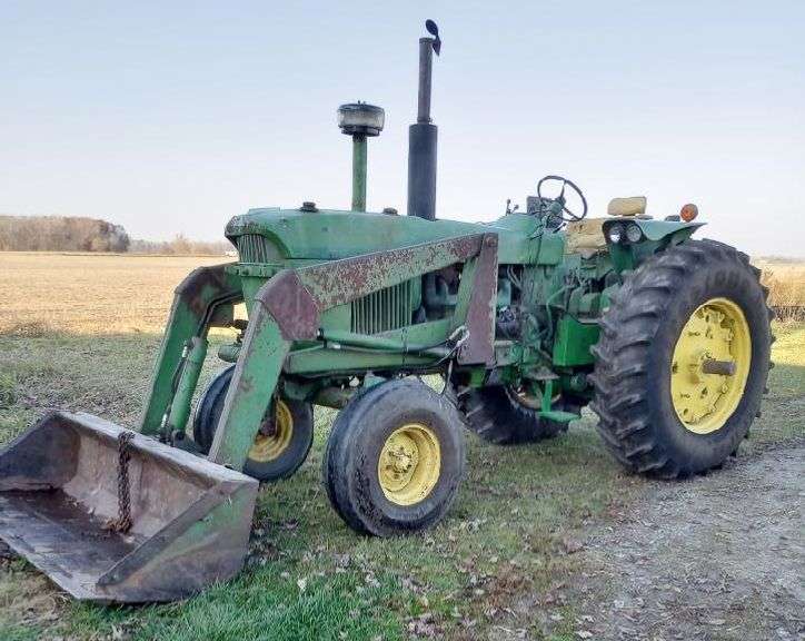 1968 John Deere 4020 Diesel Tractor with John Deere 48 Loader with ...