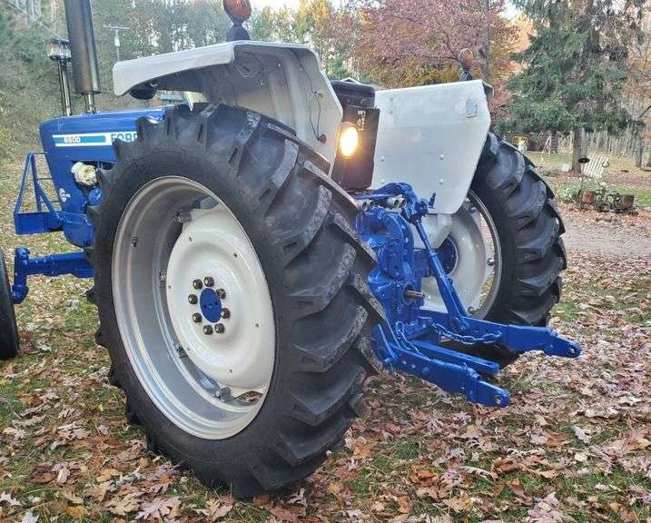 Ford 6600 Diesel Tractor, 75 hp, New Paint, Rear Tires, Fresh Engine ...