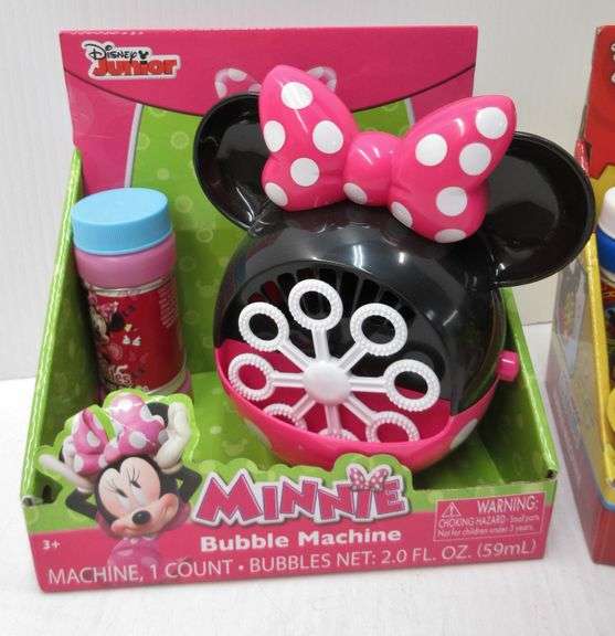 (3) Disney Junior Mickey and Minnie Mouse Clubhouse Bubble Machines ...