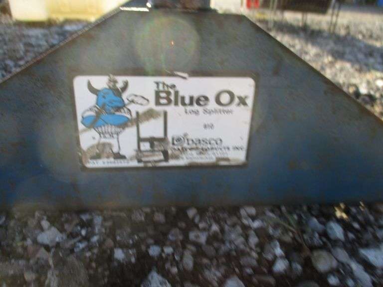 Older The Blue Ox log splitter, 16" x 21" x 36", works well, good ...