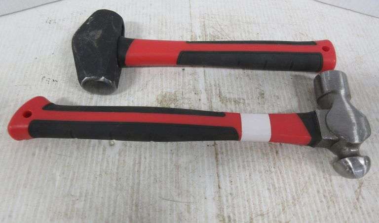 2 lb. Slug hammer, and a ball peen hammer - Albrecht Auction Service