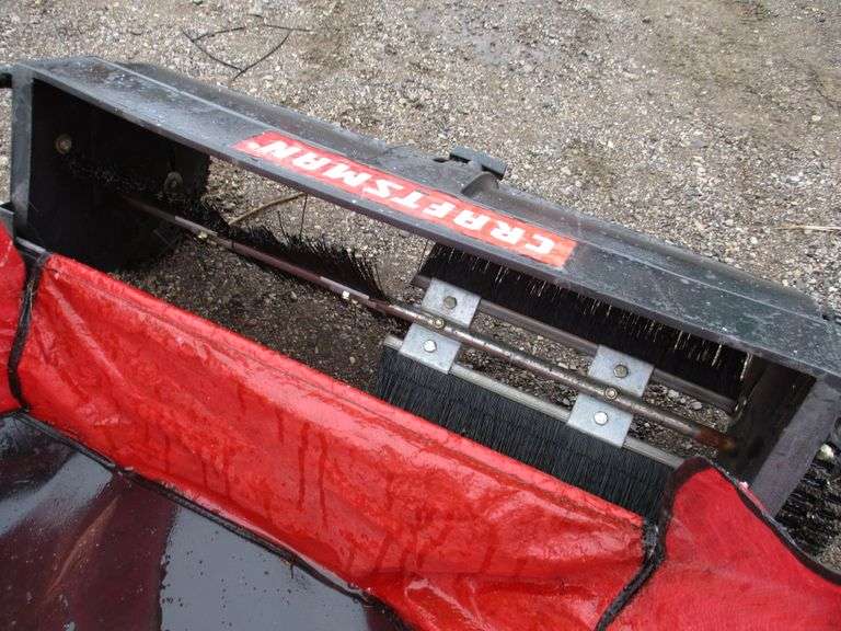 Craftsman 24" push lawn sweeper, operates fair - Albrecht Auction Service