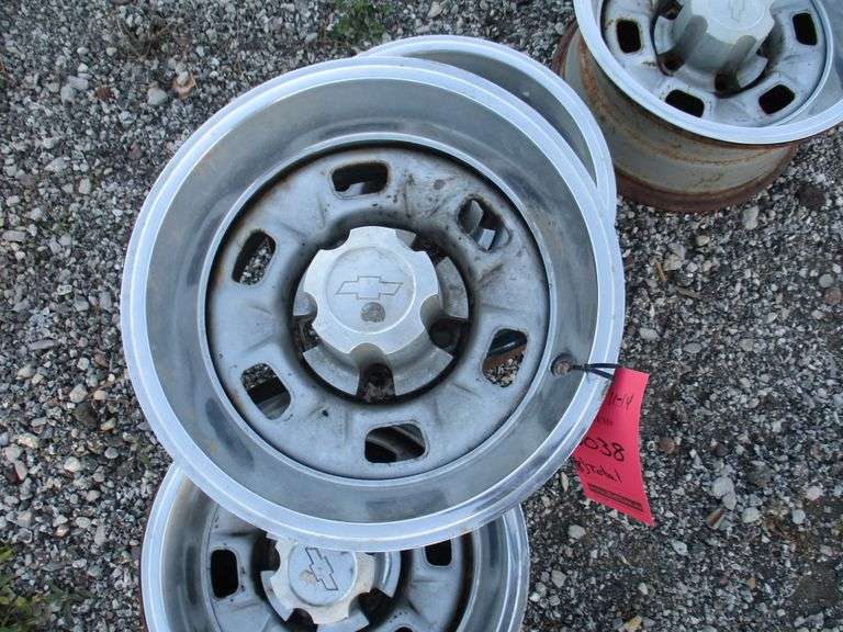 1971-1980 Chevy Nova/Camaro/Chevelle rally wheels with beauty rings and ...