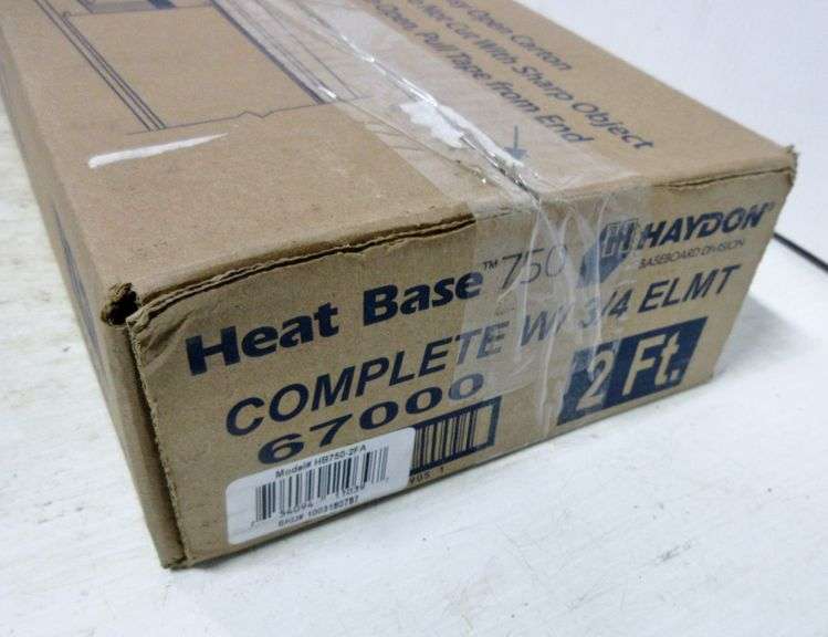 Haydon baseboard heat base 750, 24" - Albrecht Auction Service
