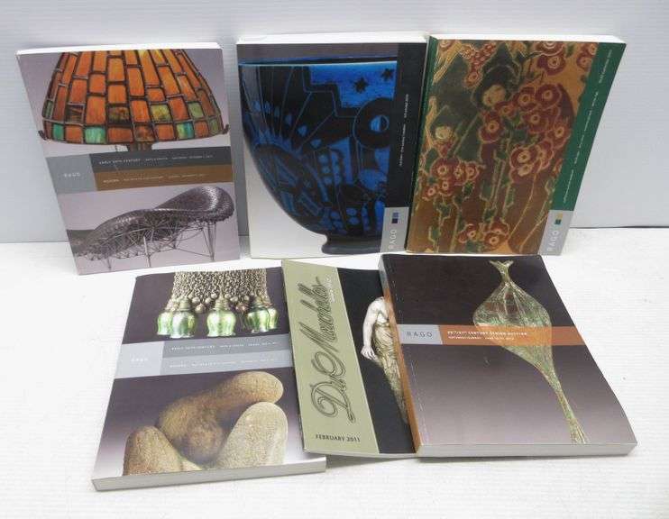 (5) David Rago, Roadshow Appraiser, auction catalogs with results ...