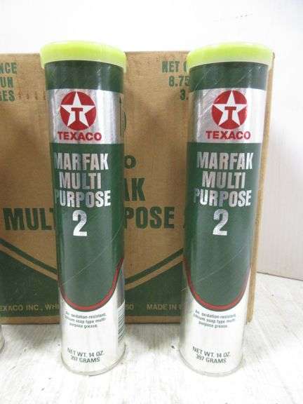 (2) Texaco Marfak multi-purpose grease gun cartridges, 8.75 lbs. total ...