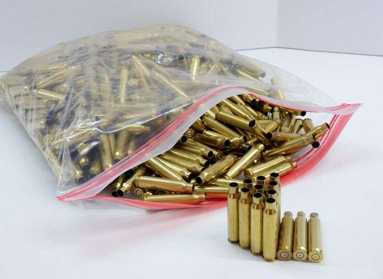 (500) .223 Brass bullet casings for reloading - Albrecht Auction Service
