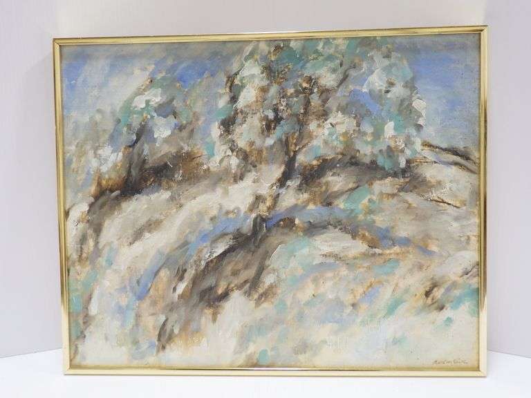 Ruth Moller Smith artwork, 20" x 16", great - Albrecht Auction Service